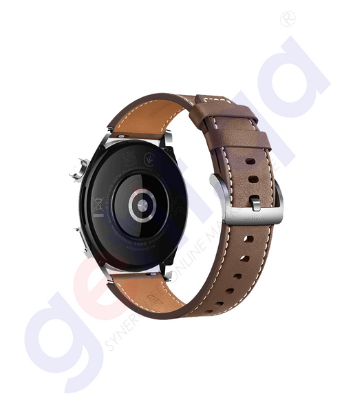 GETIT.QA | Buy HUAWEI WATCH GT 3 CLASSIC 46MM 4GB+32MB STAINLESS STEEL ...